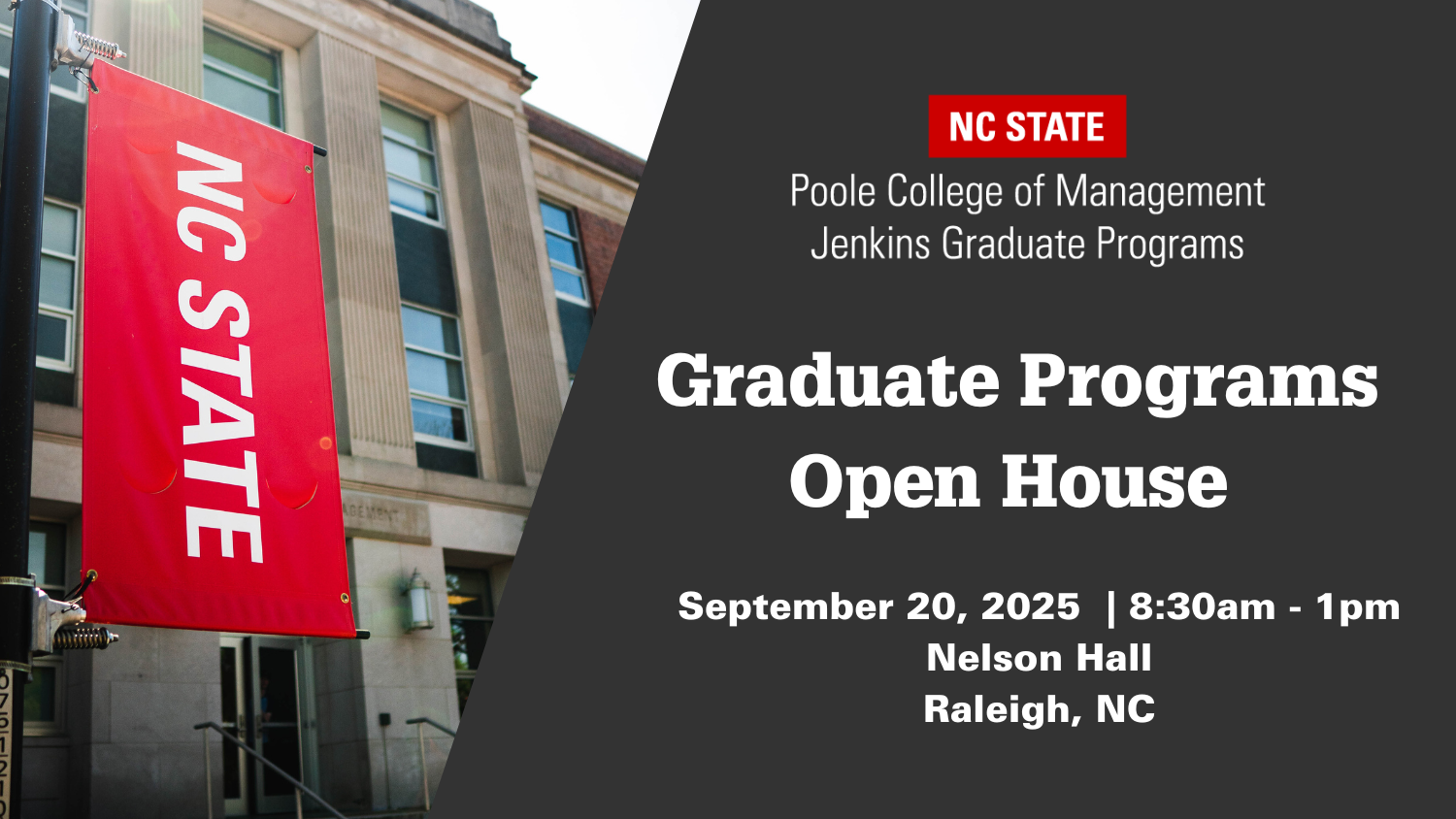 Jenkins Graduate Programs Open House | Jenkins MBA